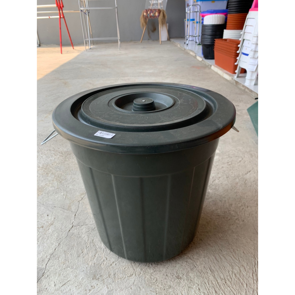 Jual EMBER HITAM POLARIS DAN TUTUP 30 LITER / TONG HITAM SERBAGUNA ...