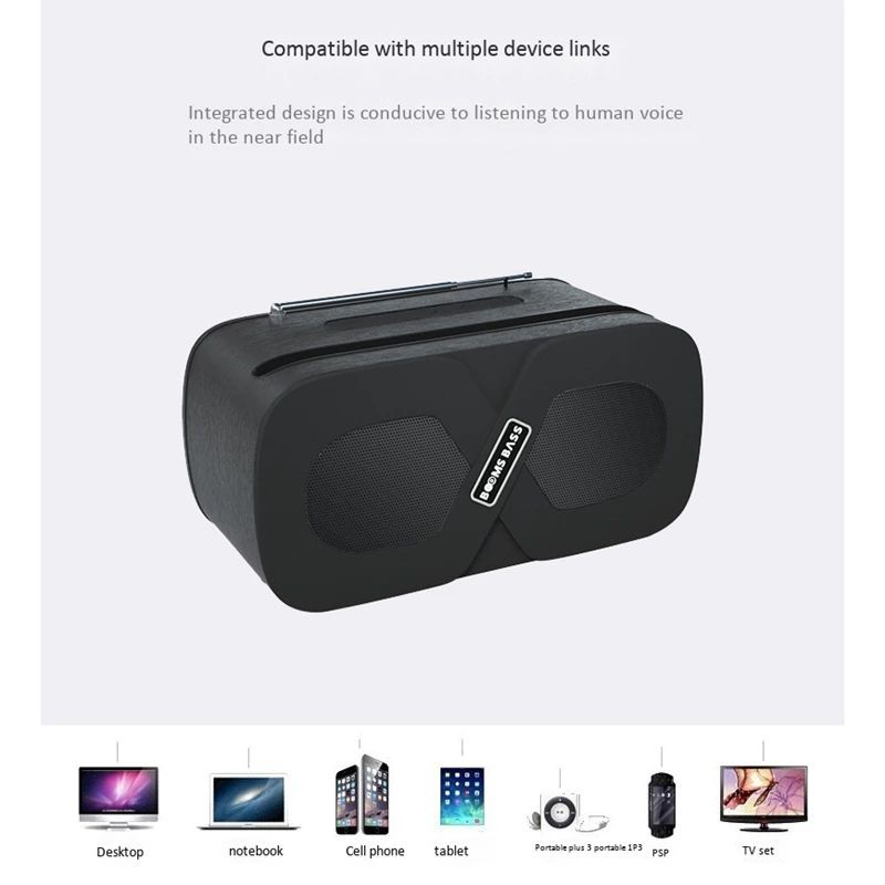 Jual [ Speaker ] BOOMS BASS L2 Portable Wireless Bluetooth Speaker ...