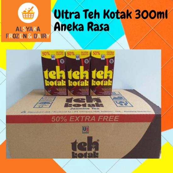 Jual Ultra Teh Kotak 300ml All Varian Rasa (1 dus isi 24pcs) | Shopee ...