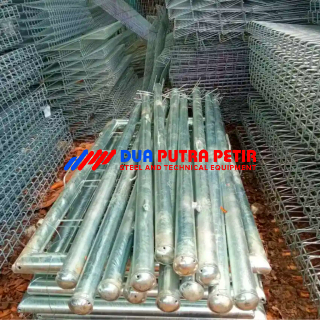 Jual Tiang Pagar BRC 1.5 Inch x 120cm/150 Komplit Unclip dan Baut ...