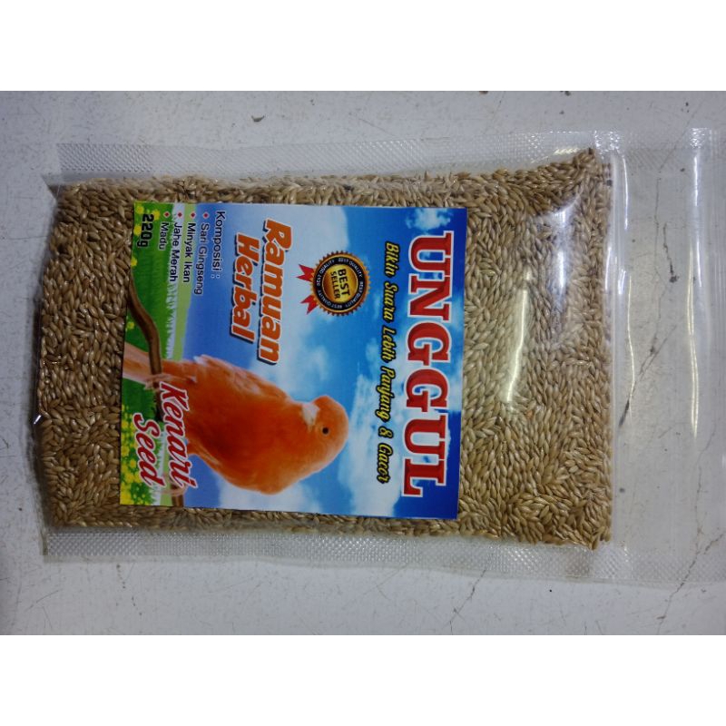 Jual Pakan Kenari ( POLOS ) Merk Unggul | Shopee Indonesia