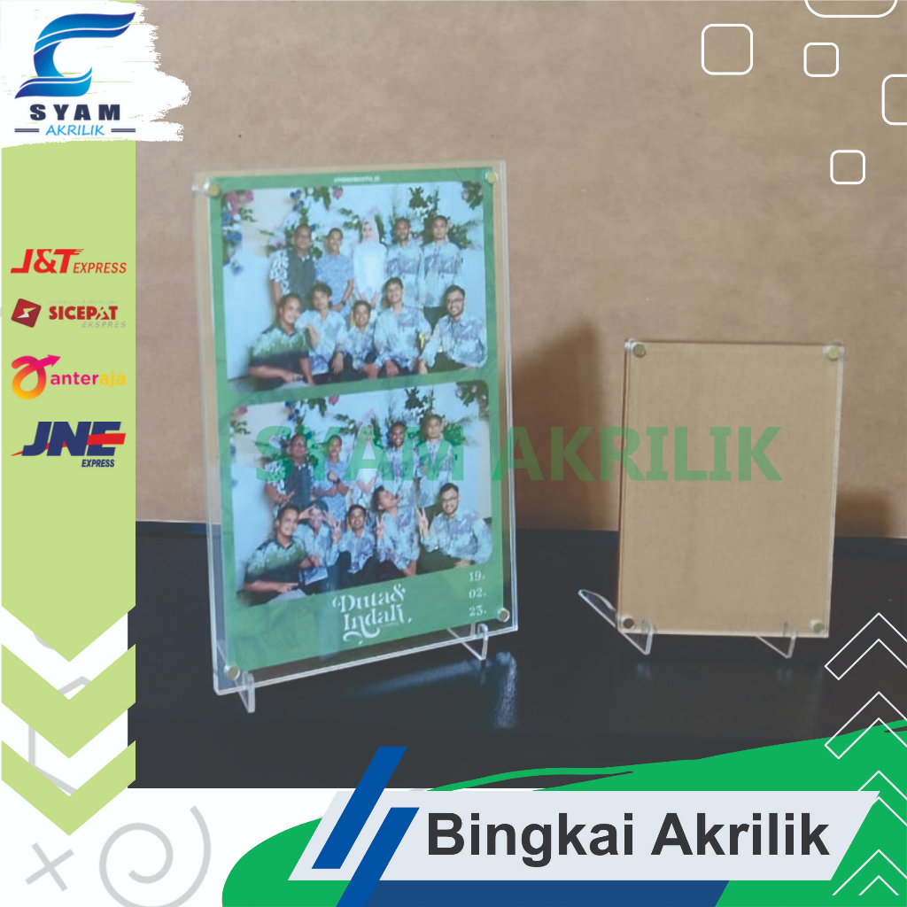 Jual frame akrilik magnet atau frame bingkai akrilik Variasi Ukuran ...