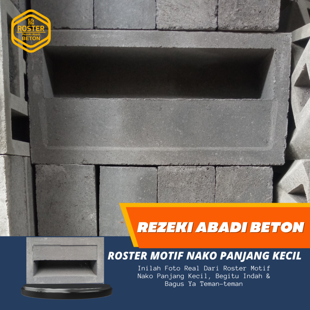 Jual Roster Beton Minimalis,Loster Udara, Atau lubang Angin Motif Nako ...