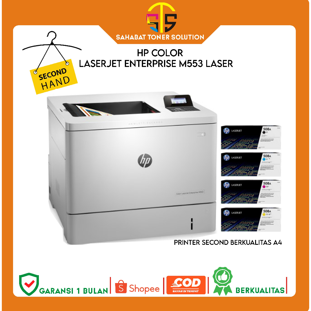 Jual HP Color LaserJet Enterprise M553 Laser Printer - Murah | Shopee Indonesia