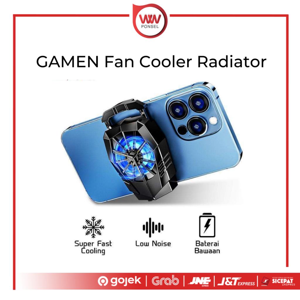 Jual GAMEN GMR01 Fan Cooler Radiator Pendingin HP Cooling Fan Gaming ...