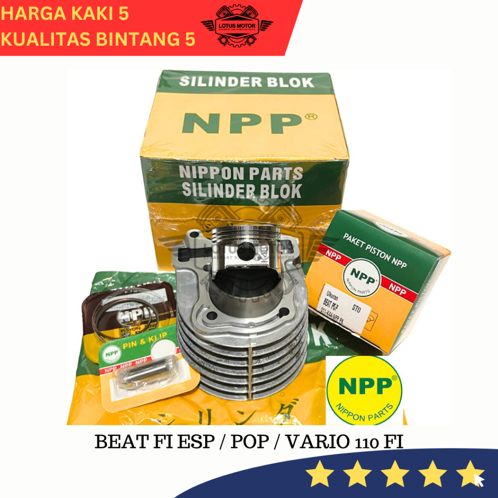 Jual PAKET BLOK BORING SEHER SET BEAT POP FI BEAT ESP SCOOPY FI ESP K44 NPP | Shopee Indonesia