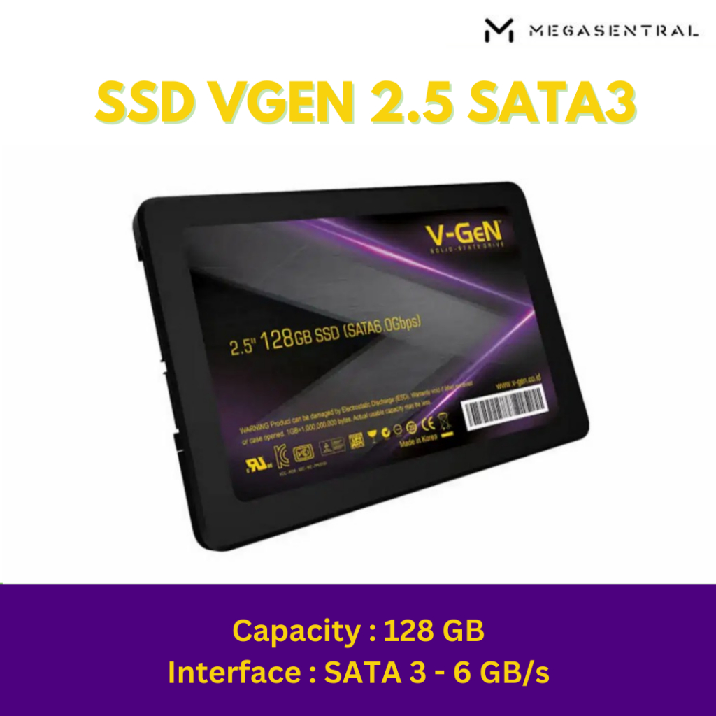 Jual V-GEN SSD 128GB 256GB 512GB 1TB 2TB SATA3 VGEN GARANSI RESMI ...