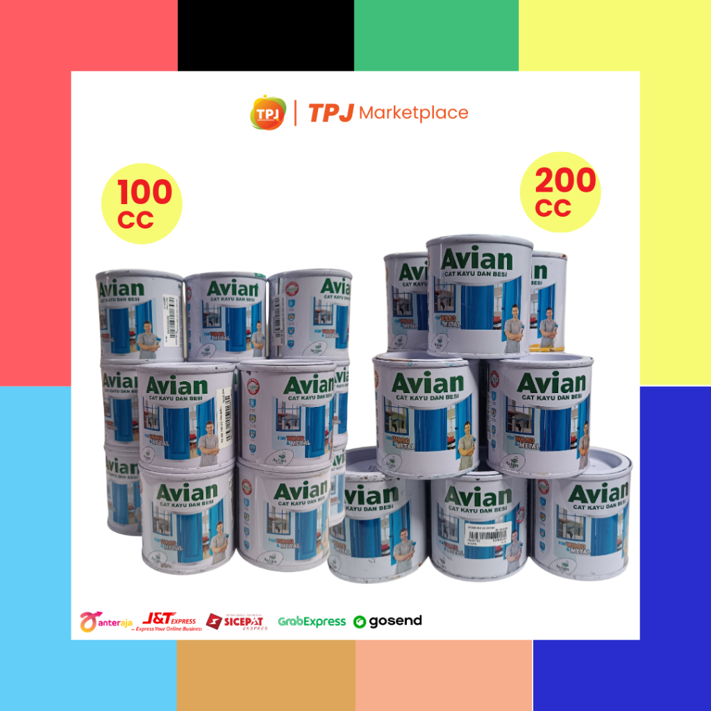 Jual CAT AVIAN KAYU DAN BESI 100 - 200 CC | Shopee Indonesia