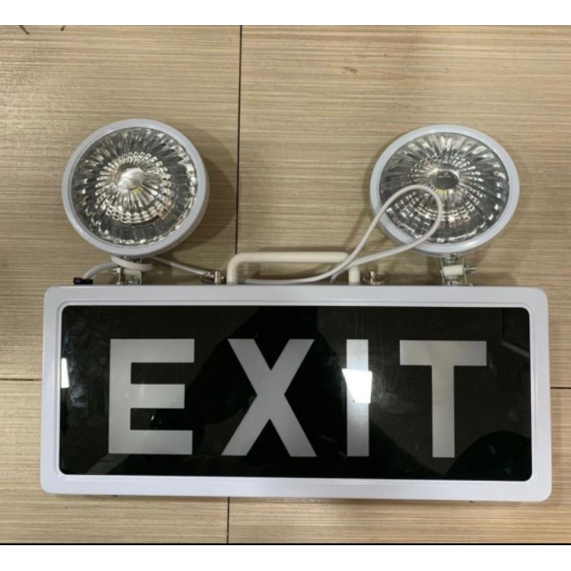 Jual lampu emergency exit lamp HOKITO Mata kucing twin spot emergency ...