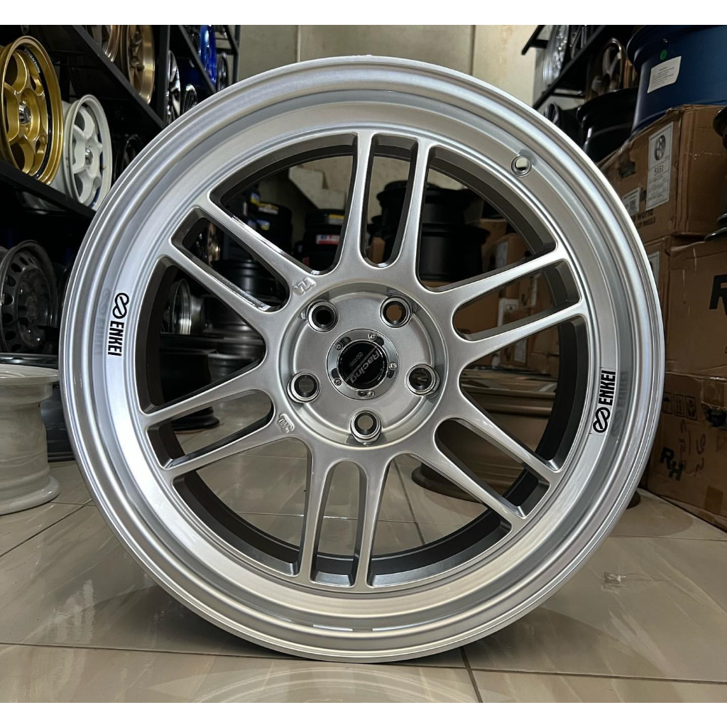 Jual velg racing Rpf1 flowforming Ring 18x8.5 Et 22 Pcd 5x114,3 velg mobil innova,xpander,civic ...