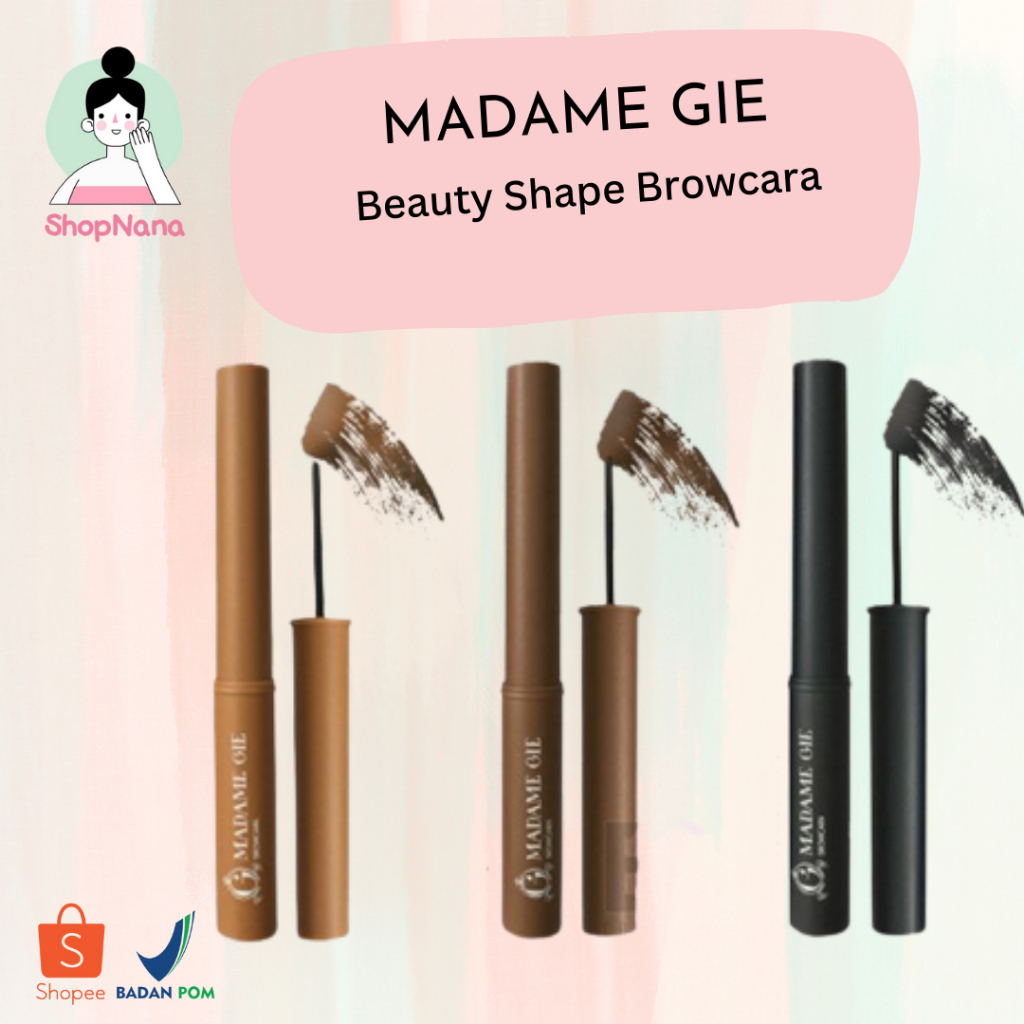 Jual BPOM Madame Gie Beauty Shape Browcara Brow Mascara | Shopee Indonesia