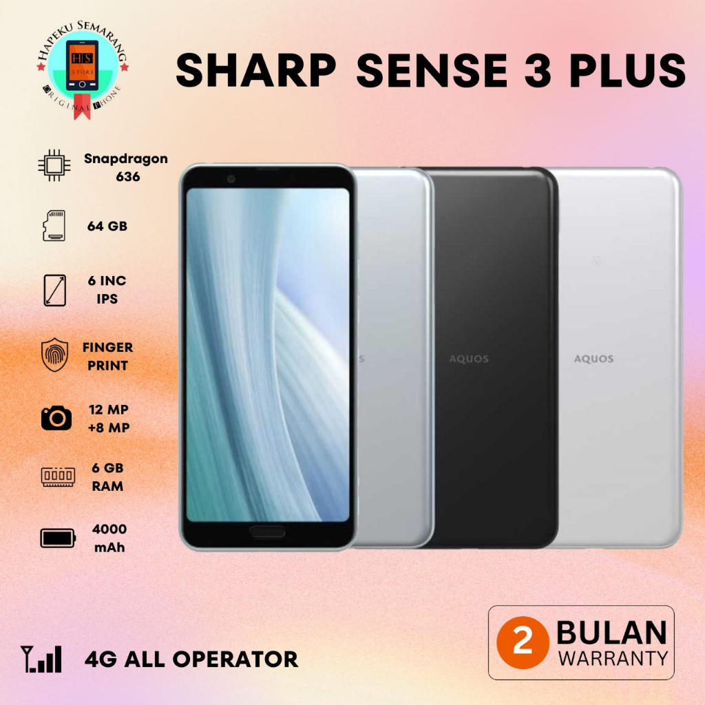 Jual Sharp SHV 46 AQUOS 3 PLUS Sense 3 Plus Like New Bergaransi SUPPORT ...