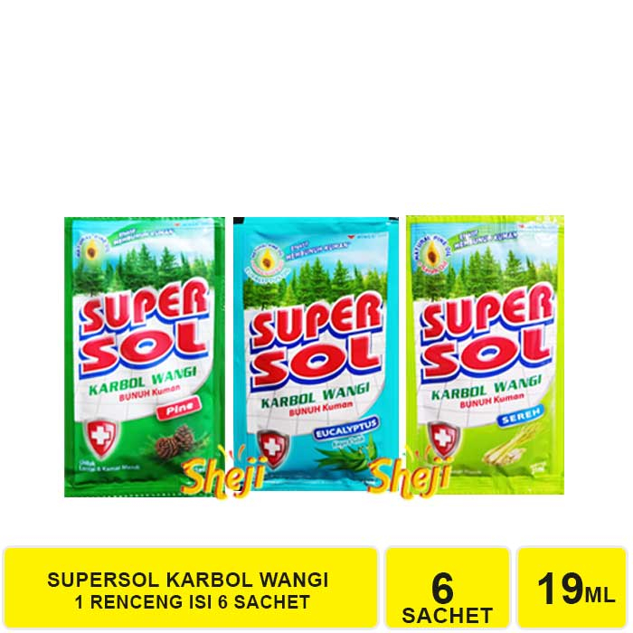 Jual SUPERSOL SACHET 19 ML (1 RENCENG ISI 6 SACHET) (ST6) | Shopee ...