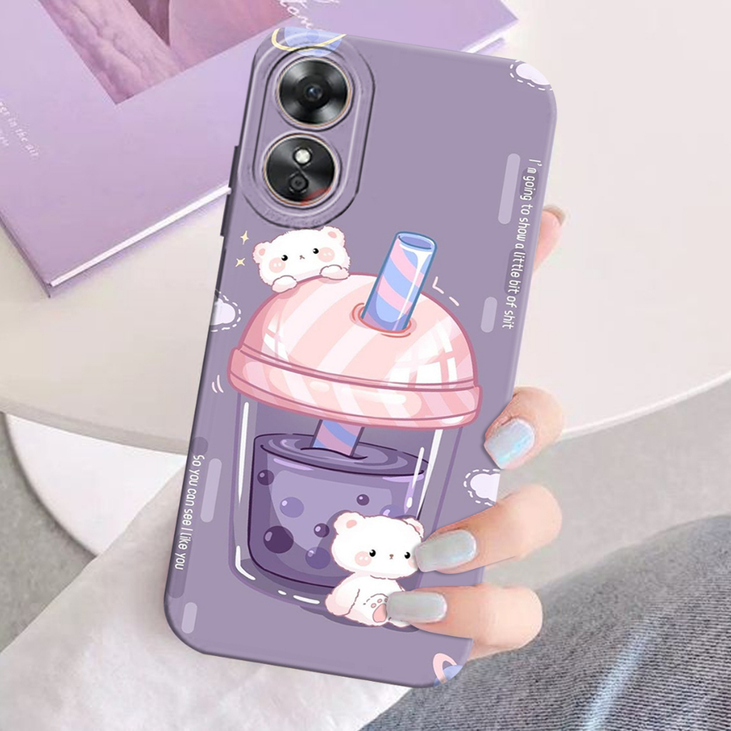 Jual Viral Case - Softcase Pro Camera Oppo A17 - Case Pelindung Kamera ...