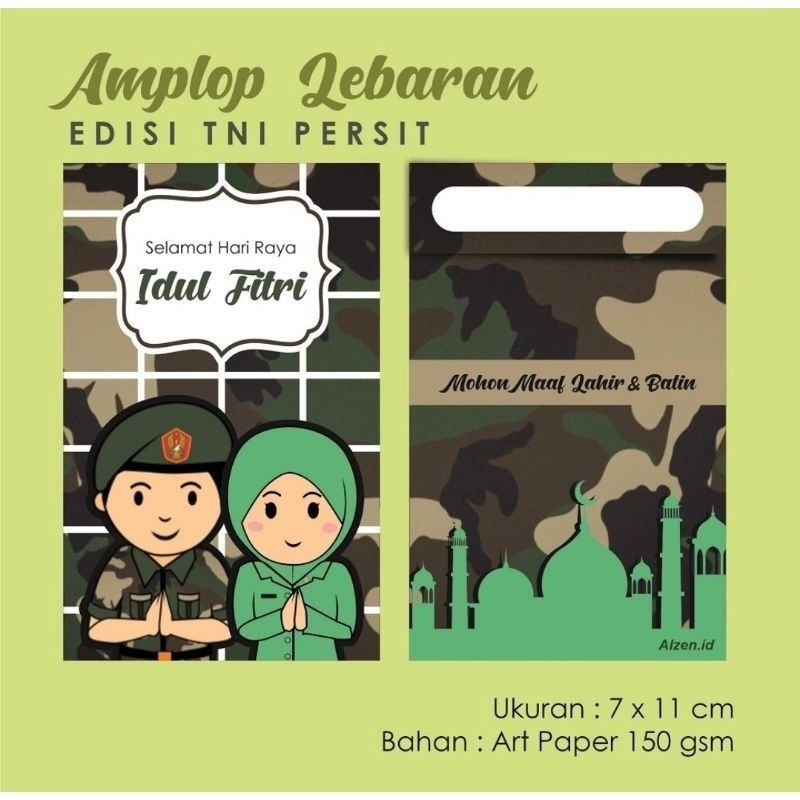 Jual Amplop Loreng TNI dan persit. | Shopee Indonesia