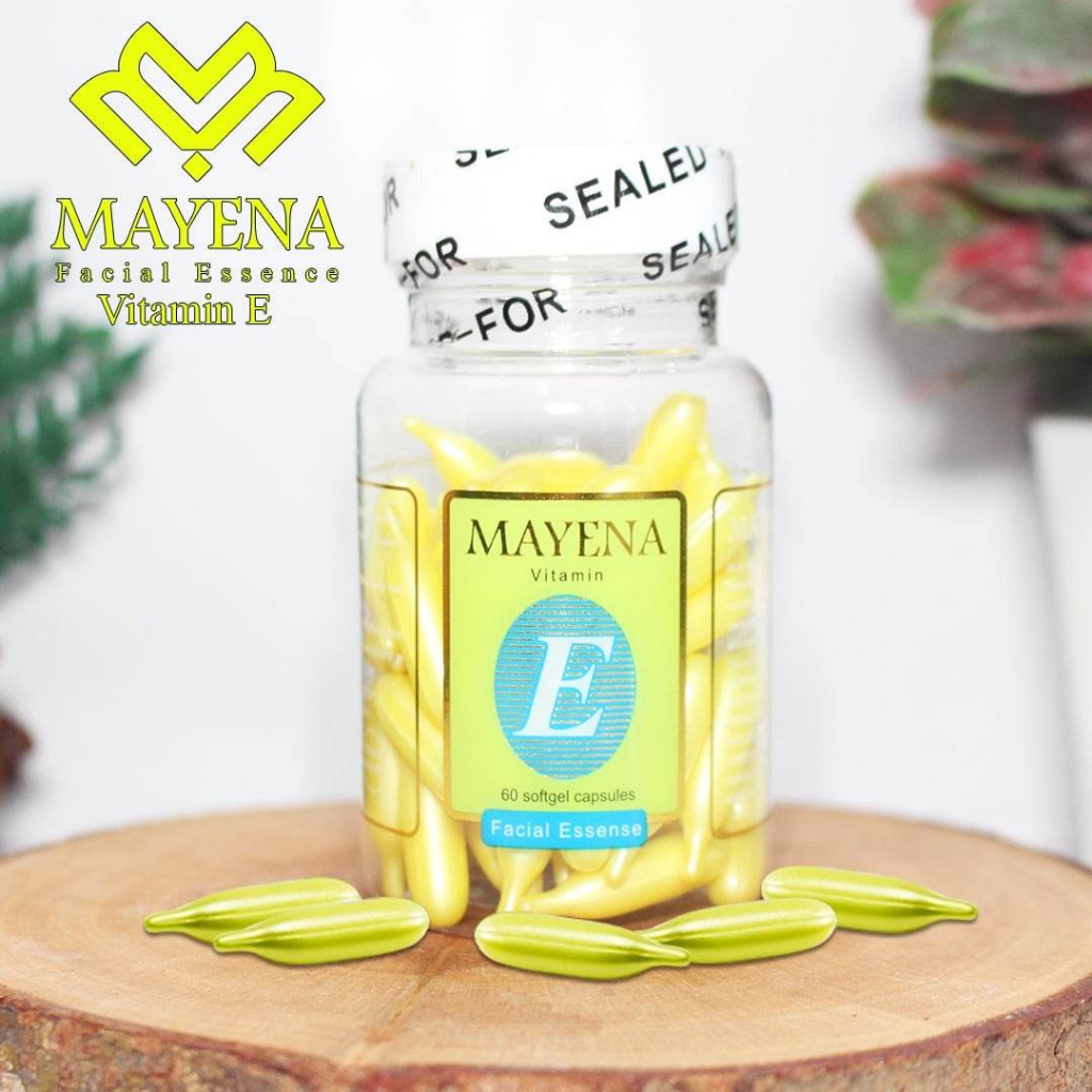 Jual Mayena Facial Essence Vitamin E Kapsul Isi 60 Original - Serum ...