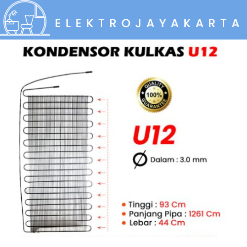 Jual Kondensor Kulkas U12 - Condensor Kulkas Freezer Showcase | Shopee ...