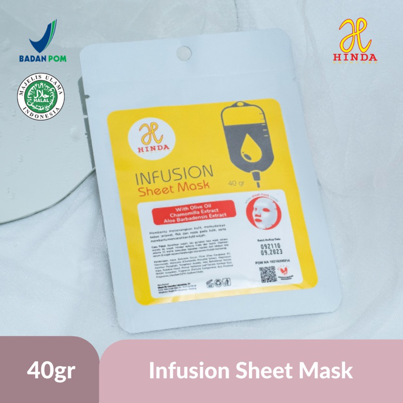 Jual INFUSION SHEET MASK BY HINDA SKINCARE | Shopee Indonesia