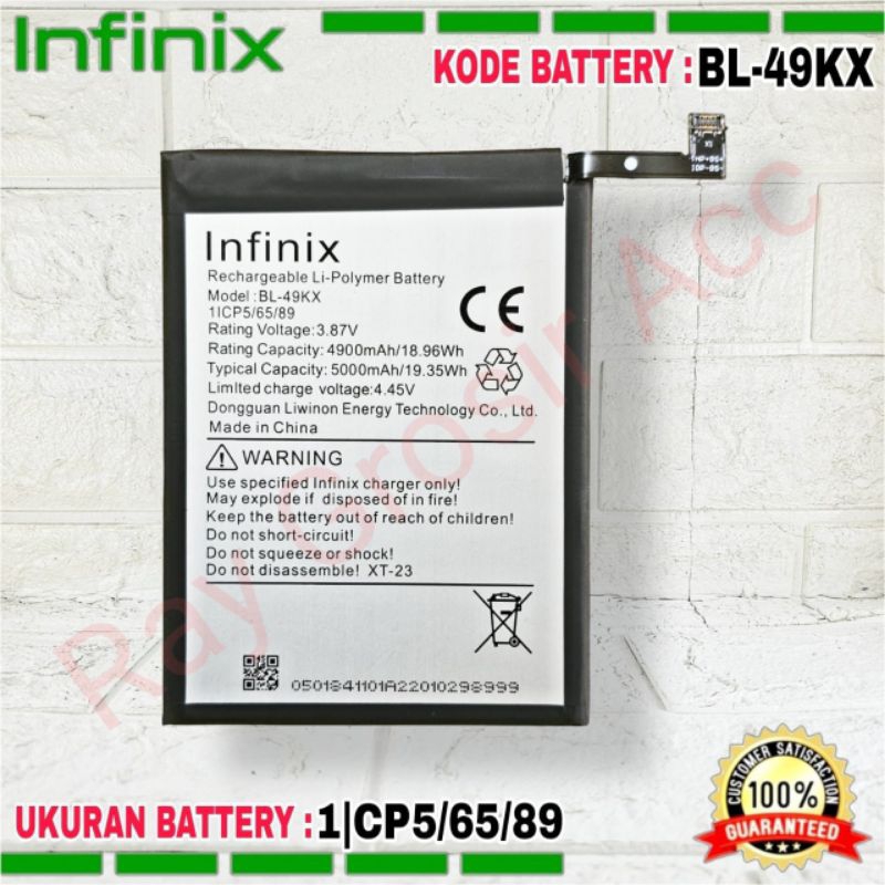 Jual Baterai Original Infinix Note 11 X633B BL-49KX BL 49KX BL49KX ...