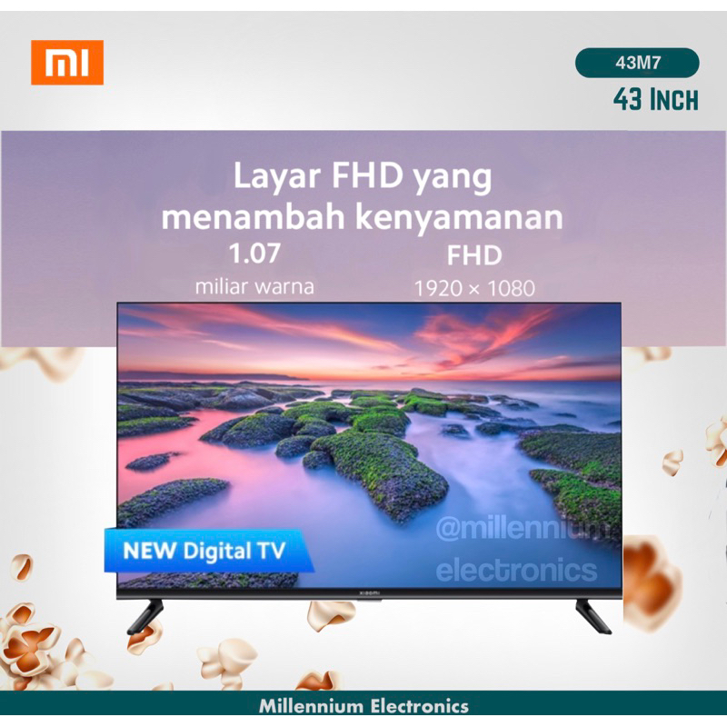 Jual XIAOMI LED TV 43 inch A2 43M7 smart android FHD | Shopee Indonesia