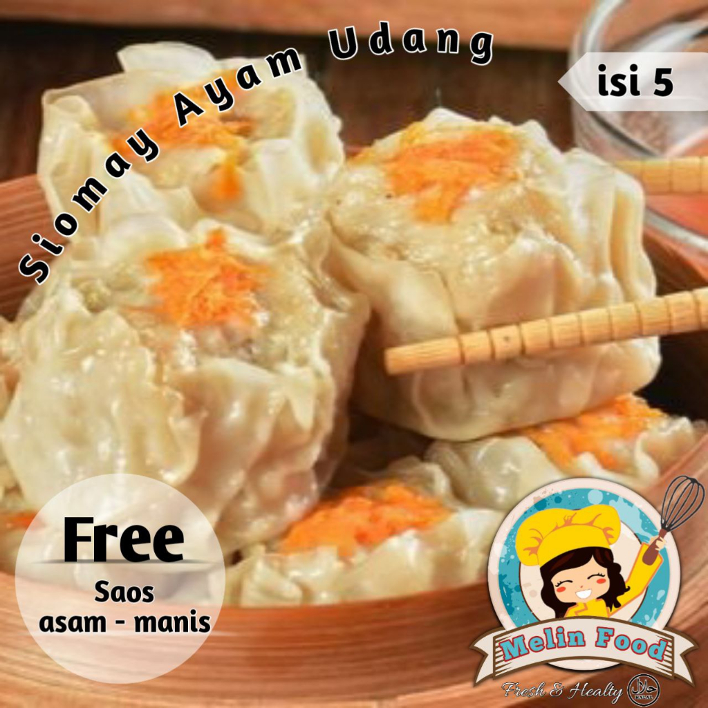 Jual Dimsum Siomay Ayam Udang Frozen Food Dim Sum Halal Tanpa MSG ...