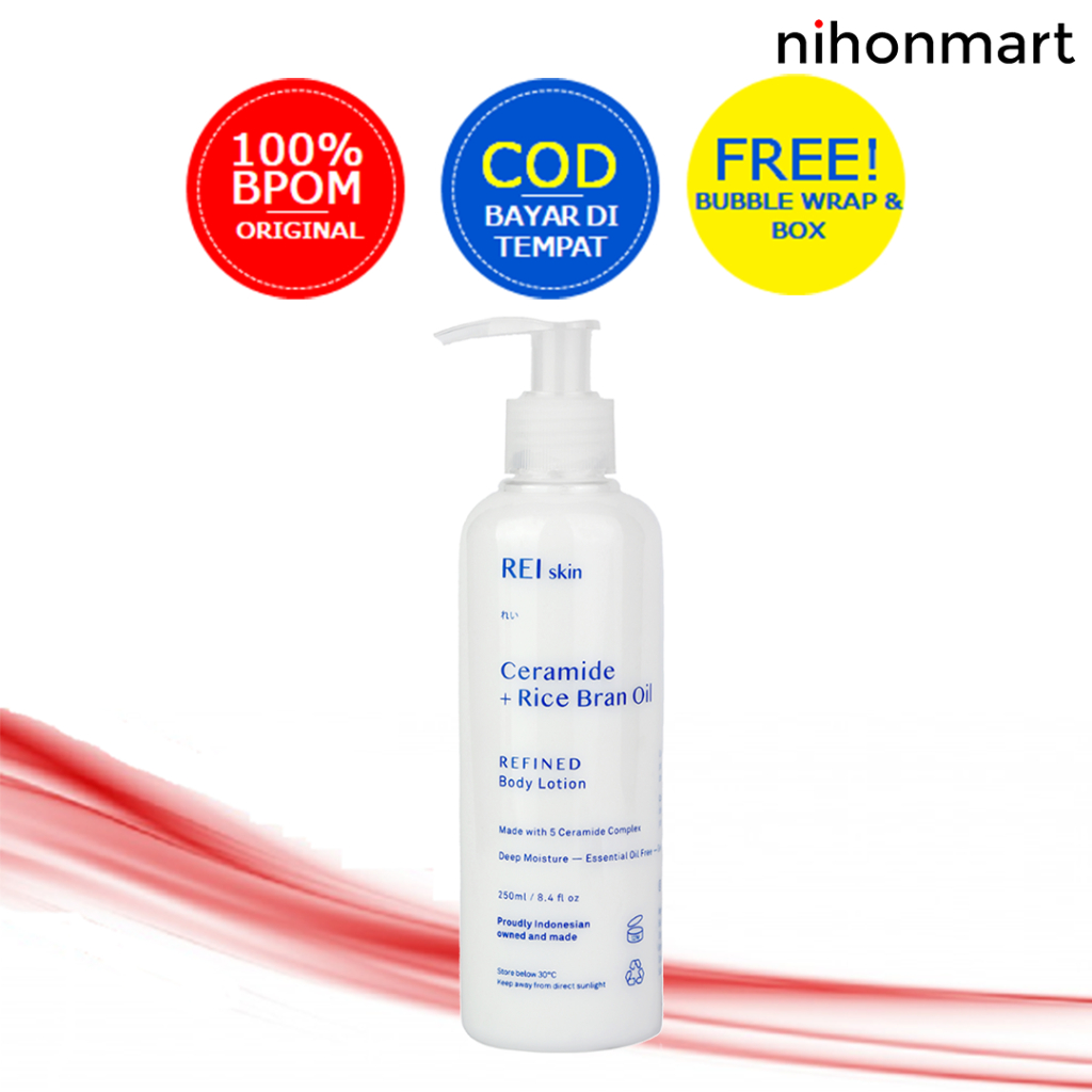 Jual Rei Skin Ceramide + Rice Bran Oil Refined Body Lotion 250ml ...