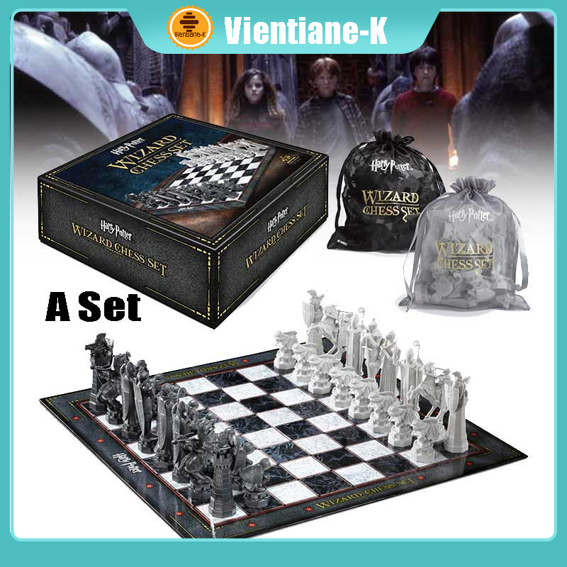 Jual Chess Set Harry Potter Hogwarts Wizard Sorcerer Stone Catur ...