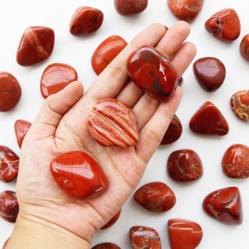 Jual Crystalmine - Red Jasper Crystal Tumble / Batu Kristal Merah ...