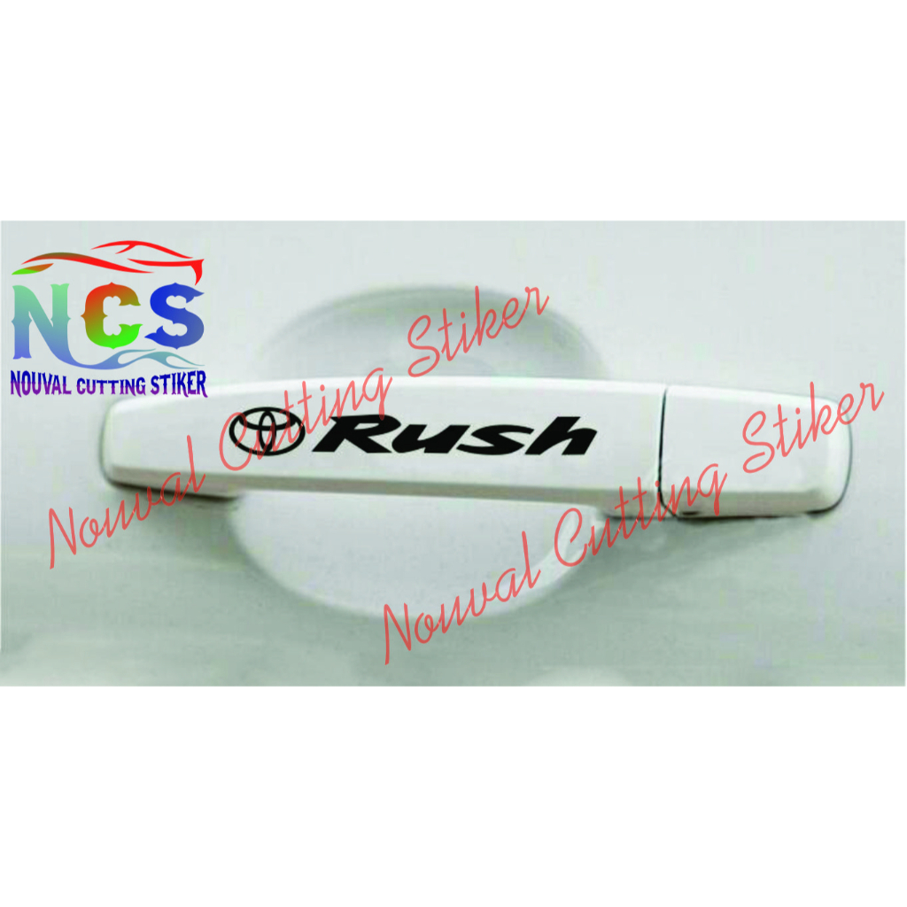 Jual 4 set Stiker Handle Pintu Mobil Toyota Rush - Car Sticker | Shopee ...