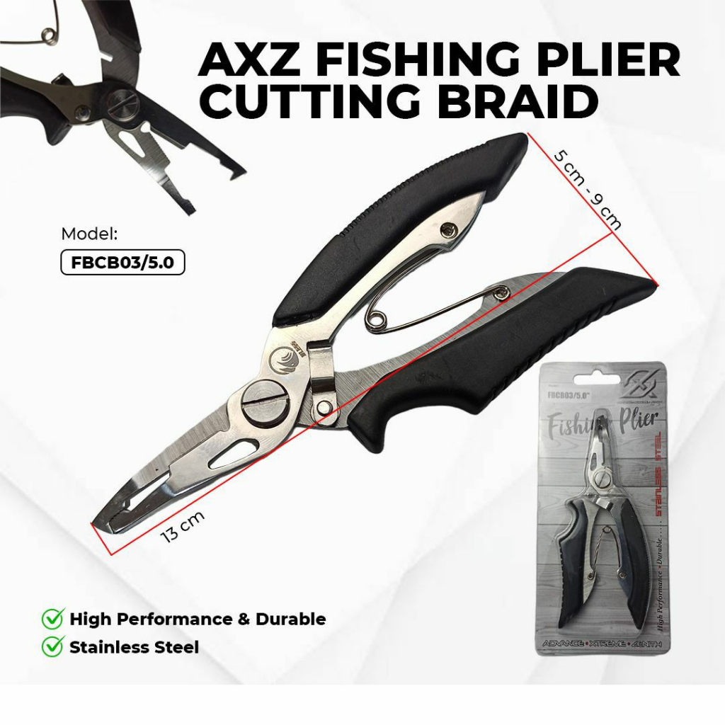 Jual TANG MANCING STAINLESS STEEL AXZ - TANG FISHING PLIER - TANG ...