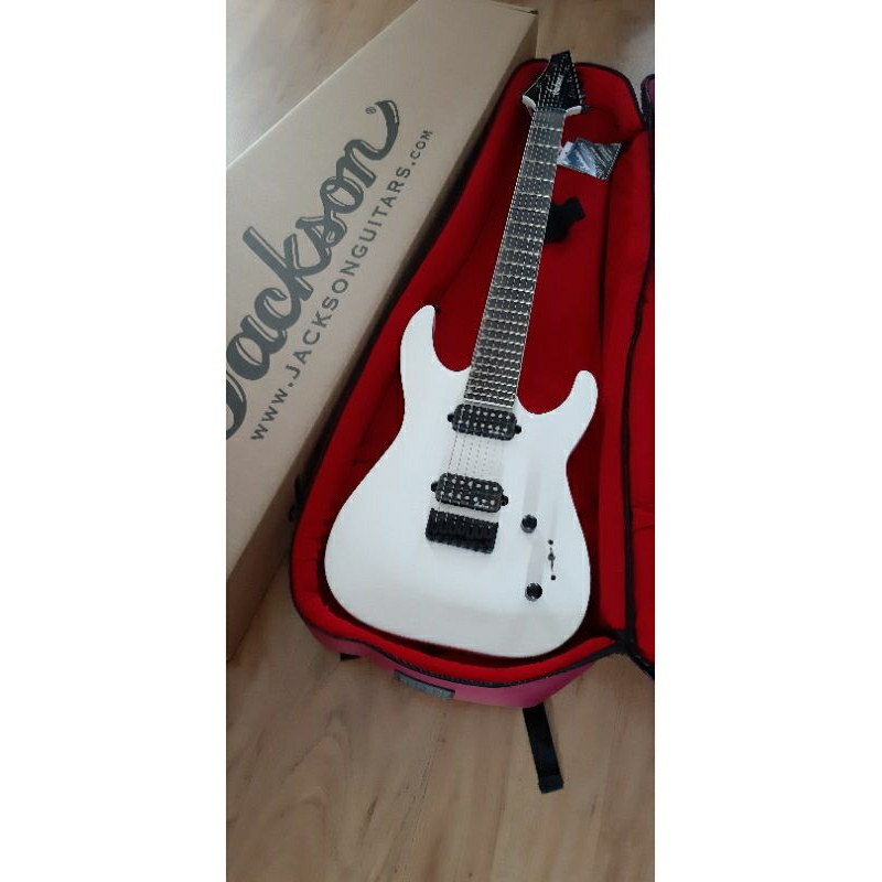 Jual Jackson Guitar Dinky JS32-7 HT in Snow White Color | Shopee Indonesia