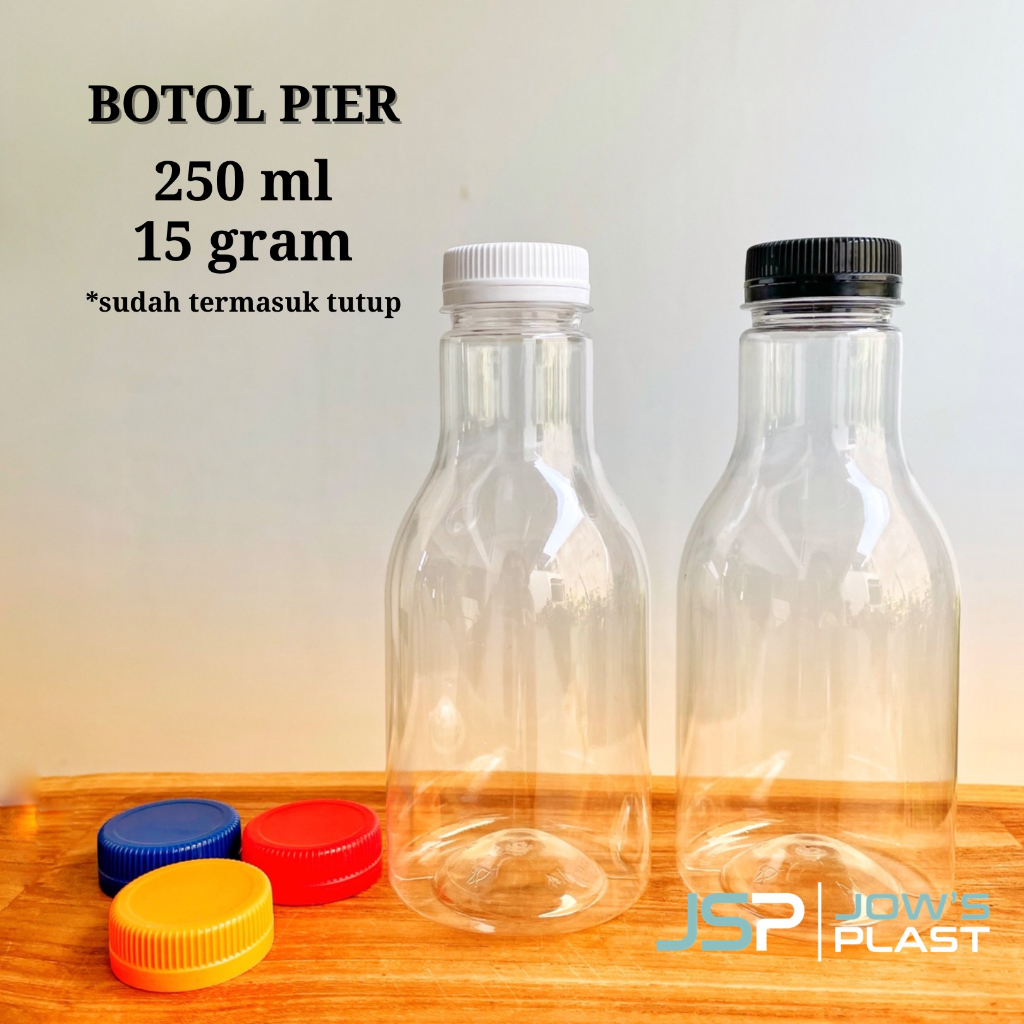 Jual Botol Pier 250 mL | Botol Botol Pir 250 mL | Botol Plastik. 250 mL | Shopee Indonesia