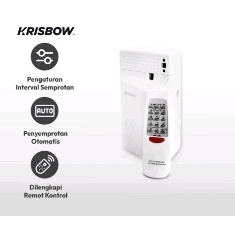 Jual dispenser parfum alat pengharum ruangan dengan remote krisbow ...