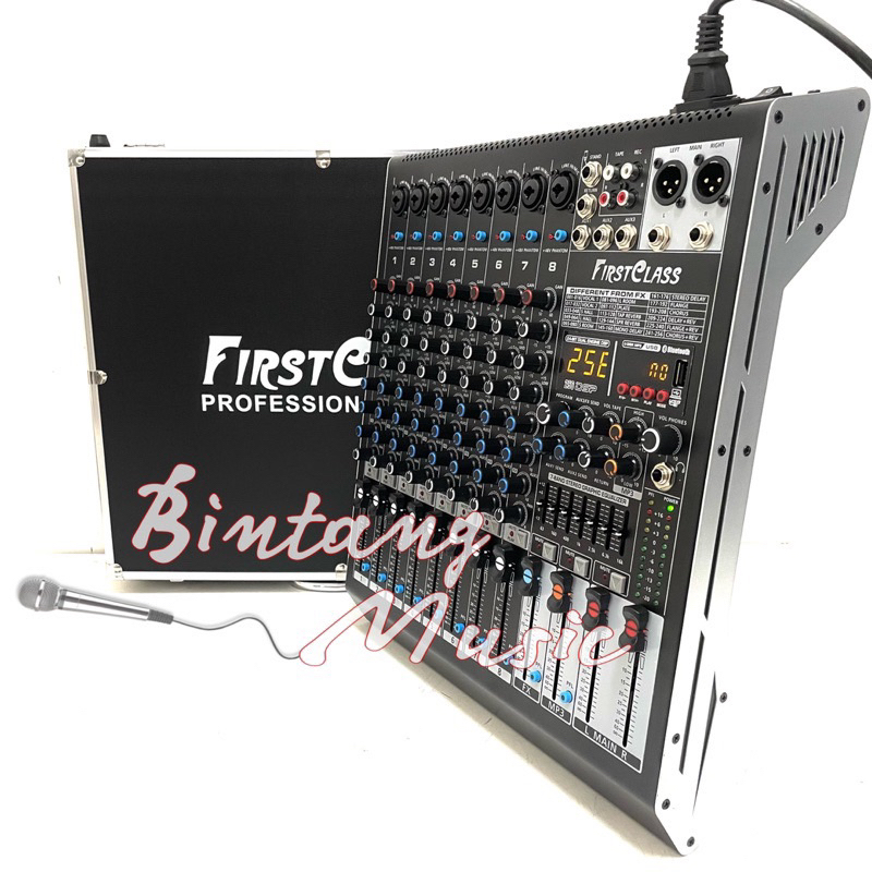 Jual Mixer firstclass mx2 pro8 original 8 channel | Shopee Indonesia