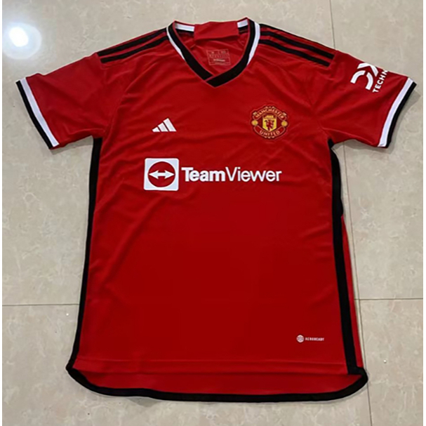 Jual Baju Bola Manchester United Home 2023 2024 Jersey Bola MU Home ...
