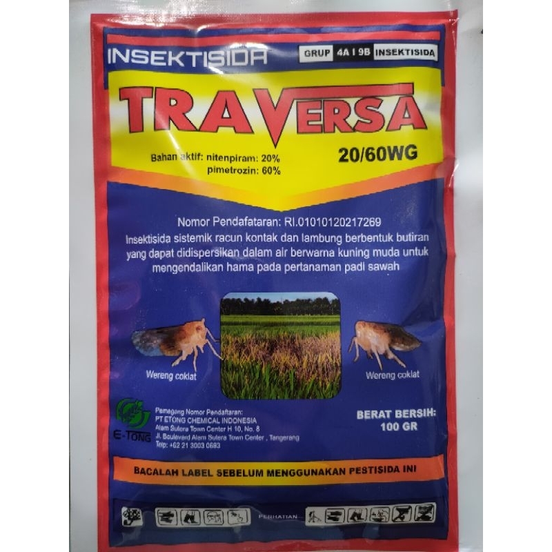 Jual insektisida TRAVERSA 20/60wg 100gr | Shopee Indonesia