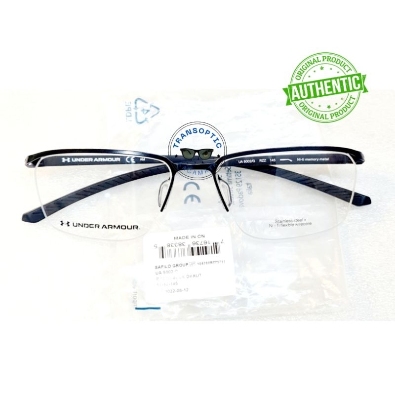 Jual FRAME KACAMATA UNDER ARMOUR Original UA 5002/G UV5002/G RZZ 57-17 ...