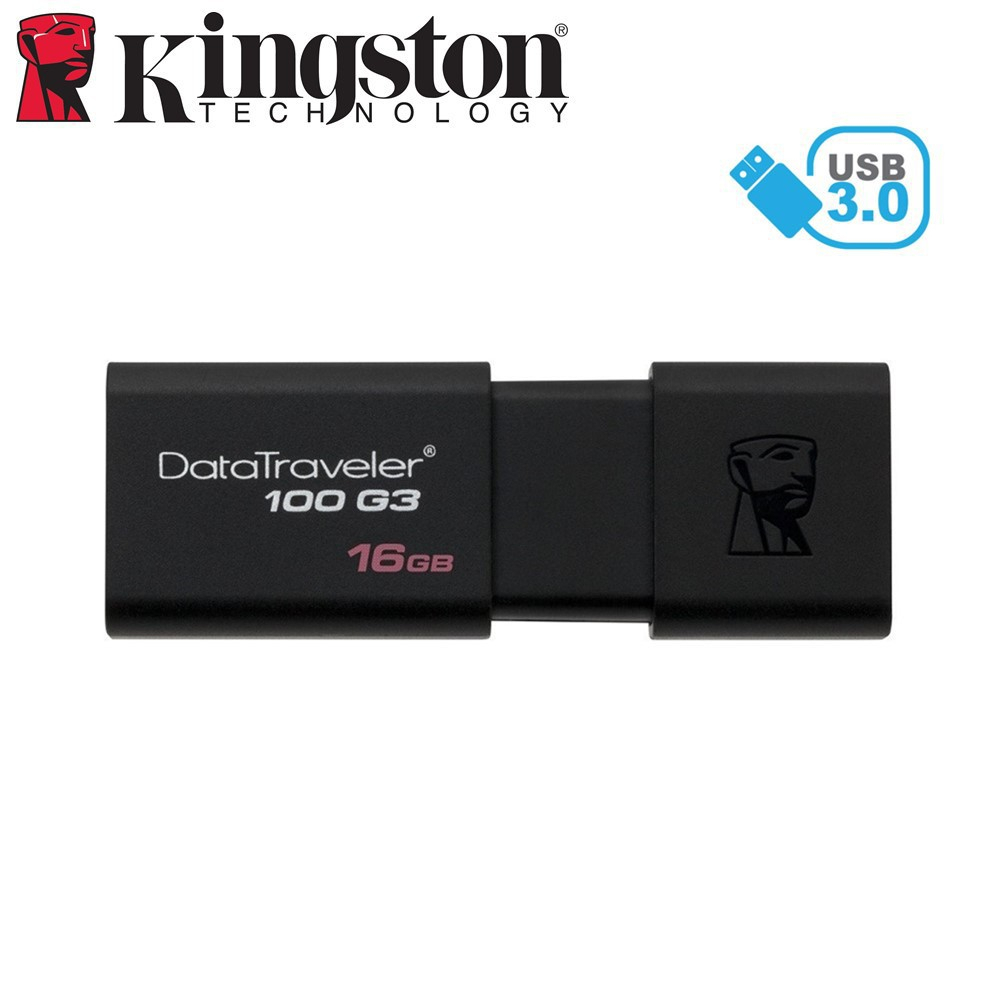Jual Kingston DataTraveler 100 G3 16GB/ 32GB/ 64GB/ 128GB USB 3.0 Flash ...