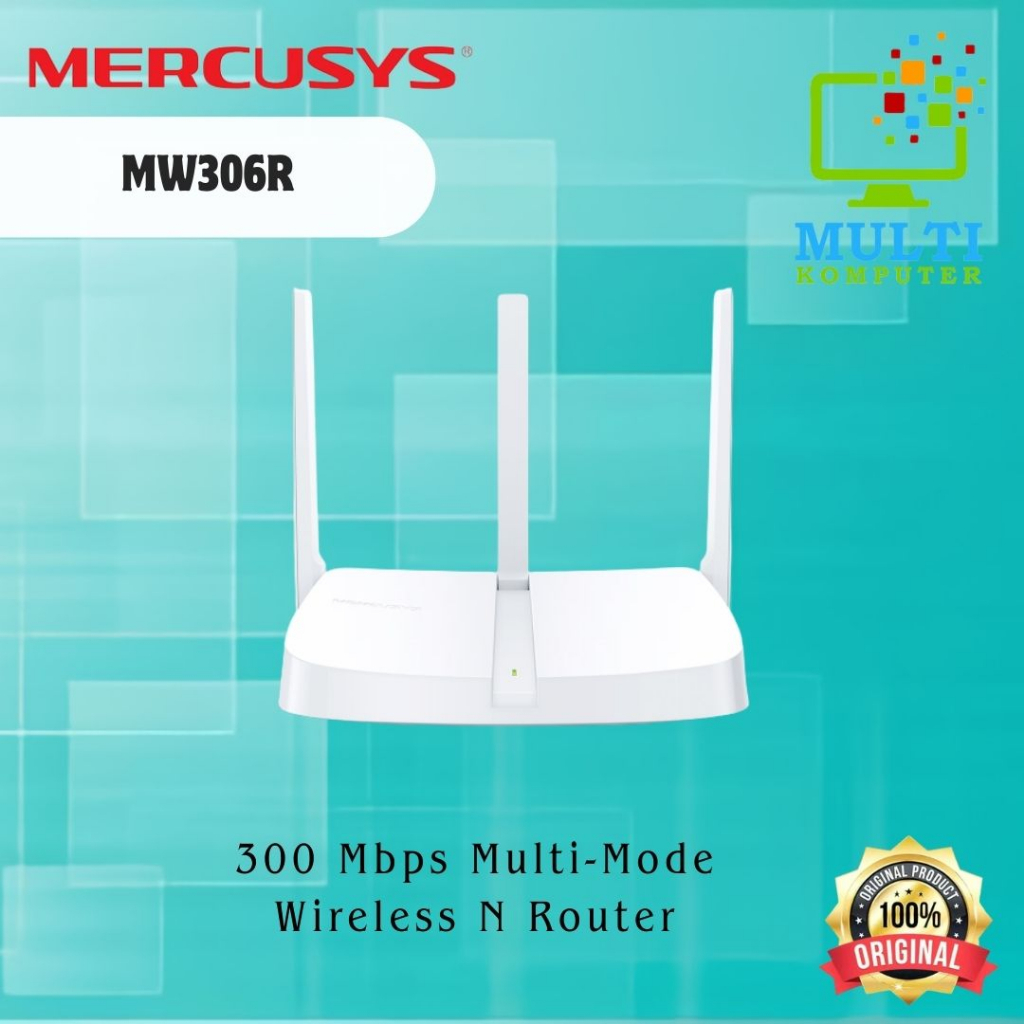 Jual Router N Wireless Mercusys MW306R 300MBPS ORIGINAL GARANSI RESMI ...