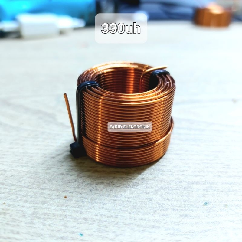 Jual Coil induktor lilitan crossover 330 uh kawat 1mm | Shopee Indonesia
