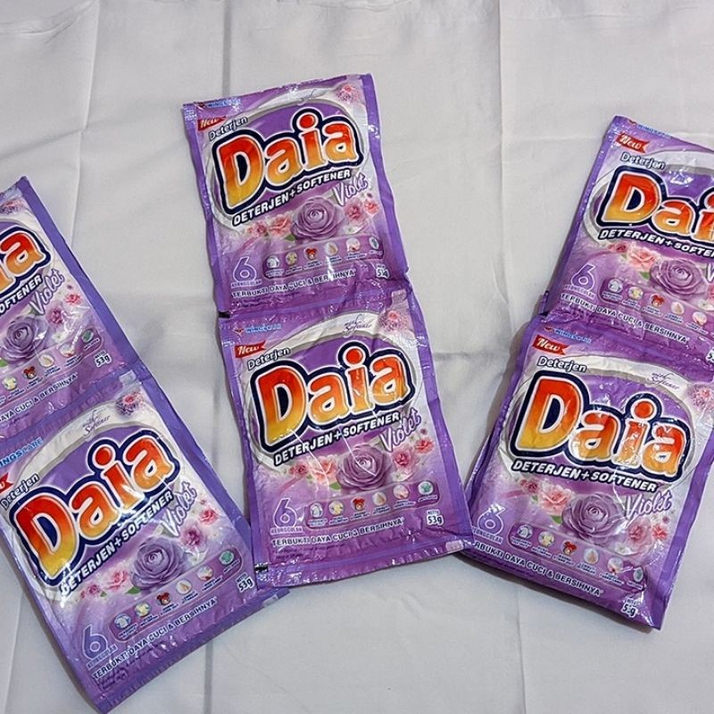 Jual DAIA DETERGEN SABUN CUCI 47 GRAM RENCENG MURAH | Shopee Indonesia