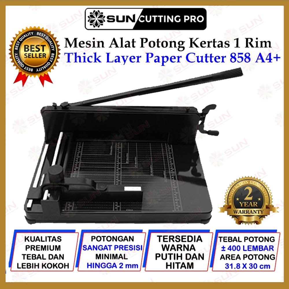 Jual Alat Pemotong Kertas 1 rim A4 - Mesin Thick Layer Paper Cutter A4 ...