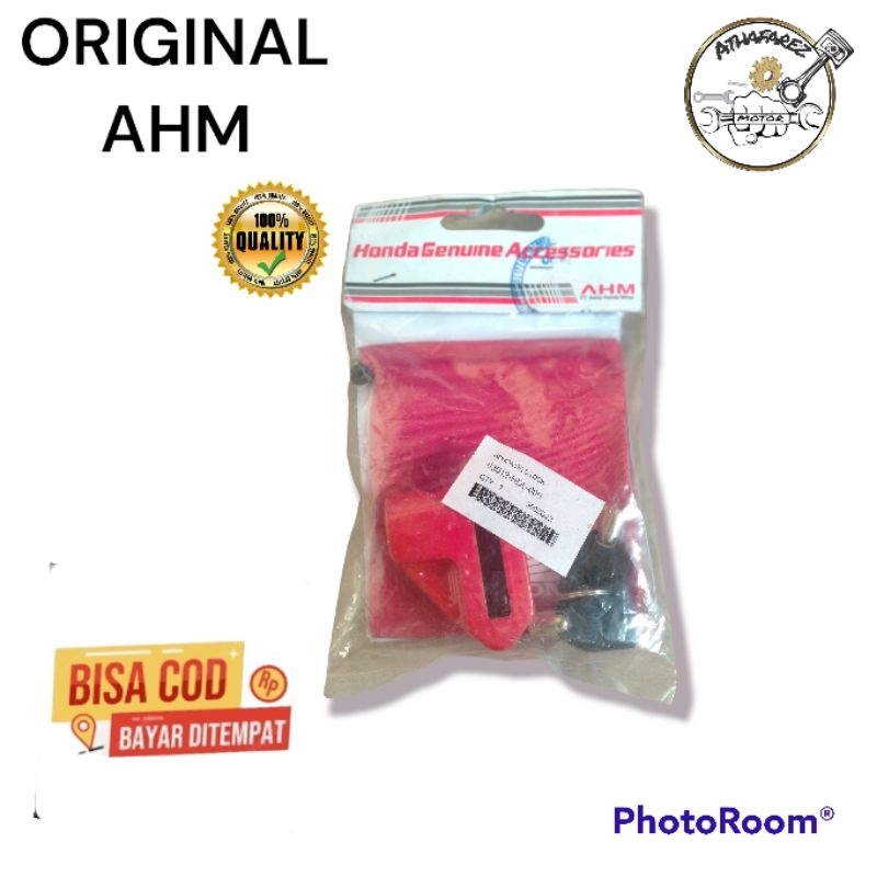 Jual kunci gembok cakram motor original honda pengaman motor | Shopee ...