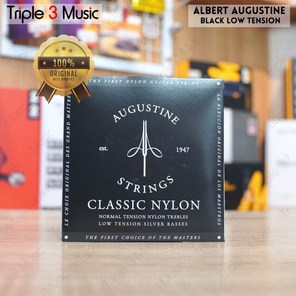 Jual Albert Augustine Classic Black Senar Gitar Nylon Low Tension ORIGINAL | Shopee Indonesia