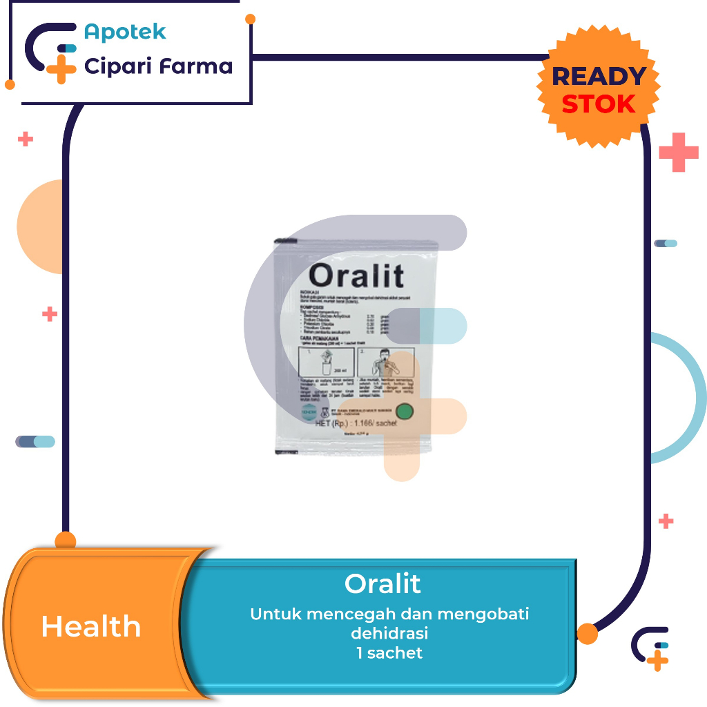 Jual Oralit Serbuk Obat Untuk Mencegah Dehidrasi | Diare | Muntah 1 ...