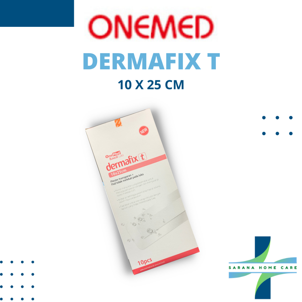 Jual ONEMED Dermafix T 10x 25 cm/ perban / hansaplast / penutup luka ...