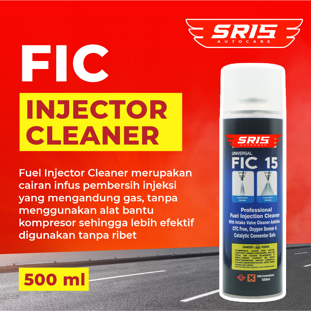 Jual SR15 Fuel Injector Cleaner 500ml Cairan Infus Refill Pembersih ...
