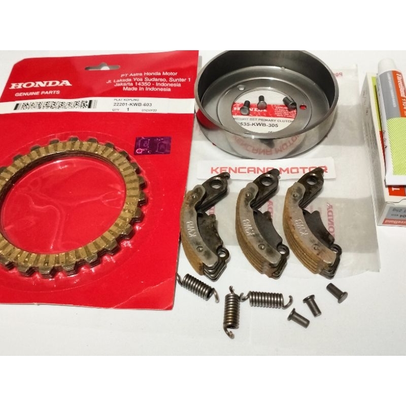 Jual Kampas ganda Honda Blade / Revo absolute set (KWB) paketan 4item sesuai poto | Shopee Indonesia
