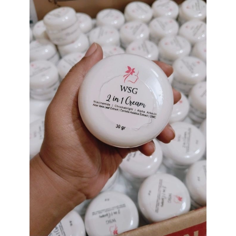 Jual Krim WSG ( WHITE SKIN GLOW) SKINCARE 2IN1 BPOM AMAN BUMIL BUSUI ...