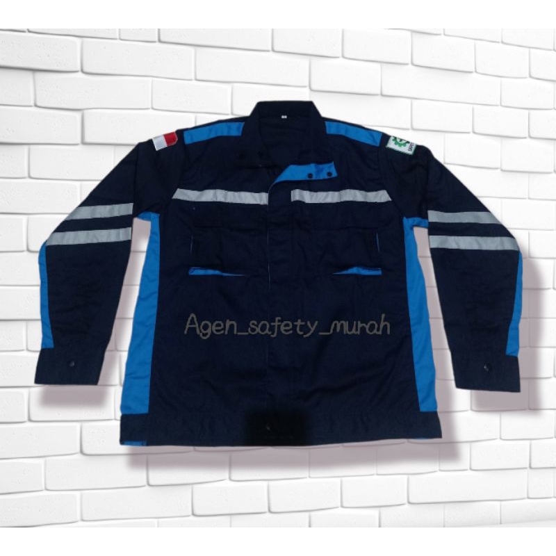 Jual baju seragam wearepack atasan lengan panjang kombinasi 2 warna ...